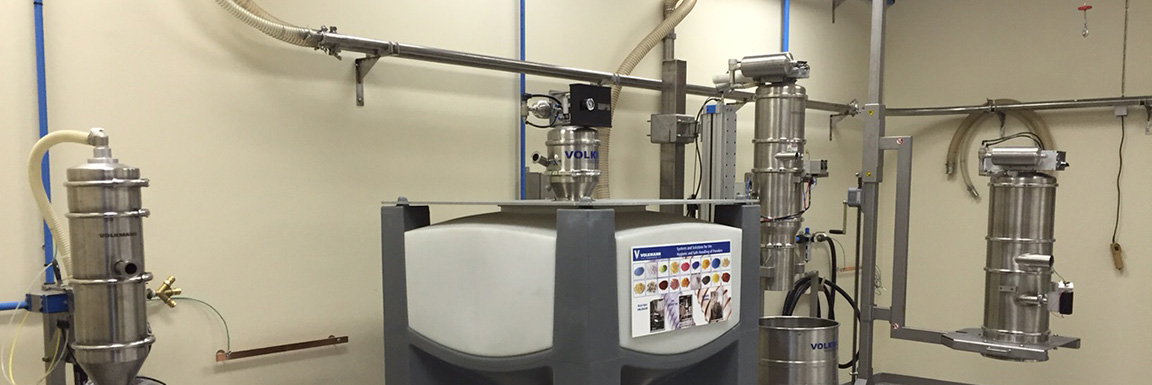 Pneumatic Conveying Test Lab | Vacuum Conveying | Volkmann